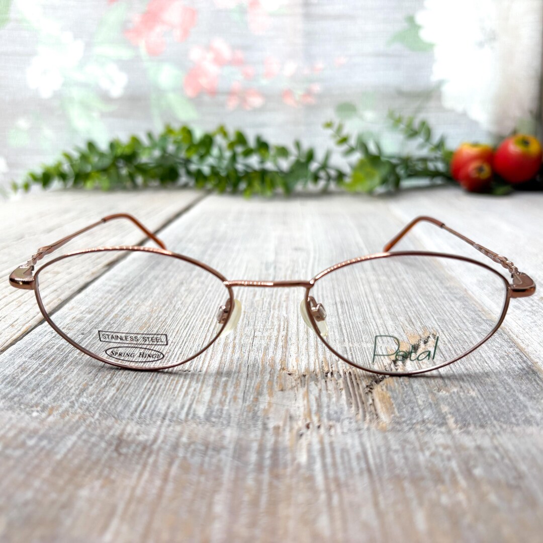 Vintage Copper Cat-eye Eyeglass Frames: 1990s Deadstock - Etsy