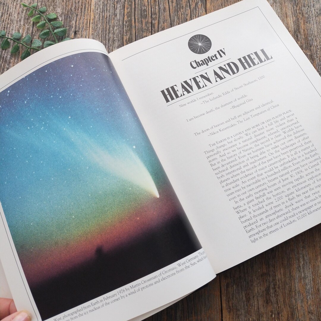 1980s the Cosmos Book Carl Sagan Picture-book Coffee-table Book ...