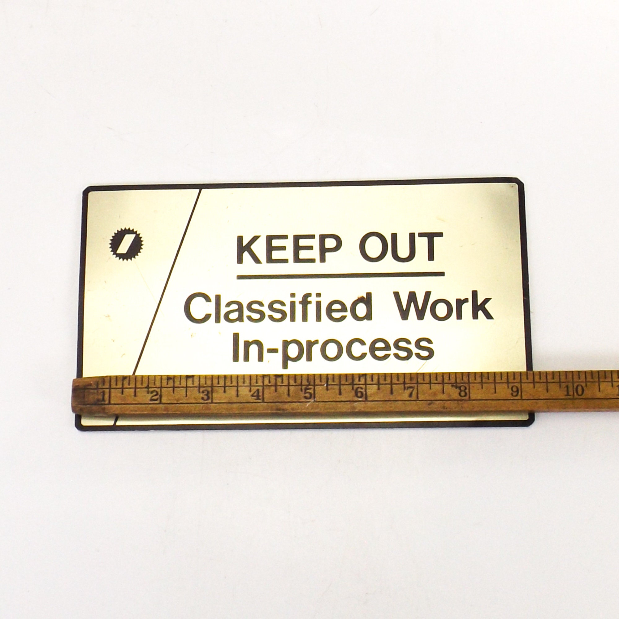 Vintage Keep Out Classified Work in Progress Vintage 80s | Etsy