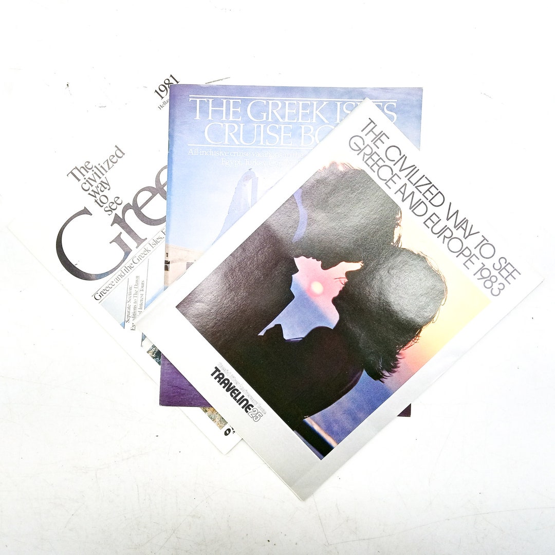 Vintage Guide Brochure Greece and Europe, Pamphlets, Visitors Guide ...