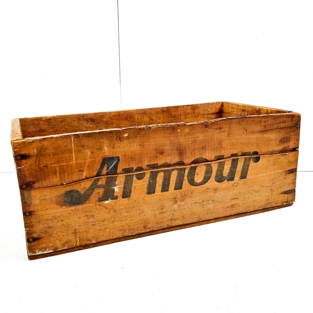 Vintage Armour Meats Wood Crate Star Corned Beef Wooden - Etsy
