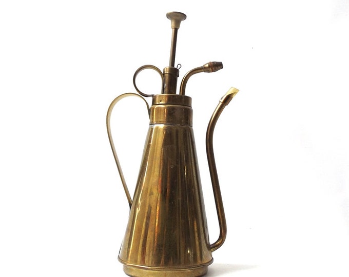 Vintage 1940's Brass Plant Atomizer Mister Spray Pump Flower Water ...