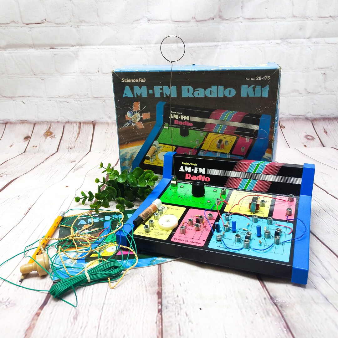 Vintage Radio Shack Am/fm Radio Kit Science Fair 28-175 in Original Box ...