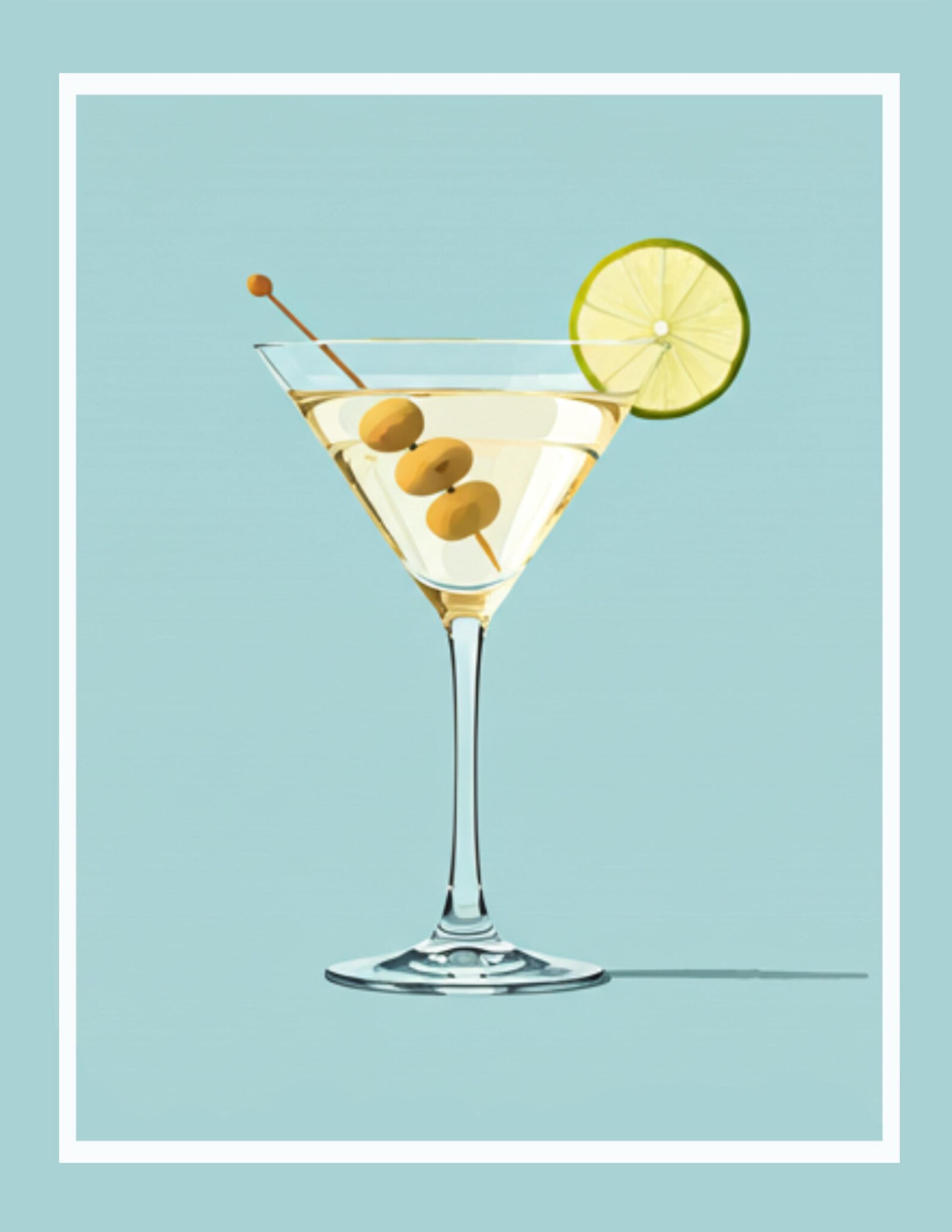 Cocktail Wall Art Print | Bar Cart Decor | Home Bar Artwork | Kitchen ...