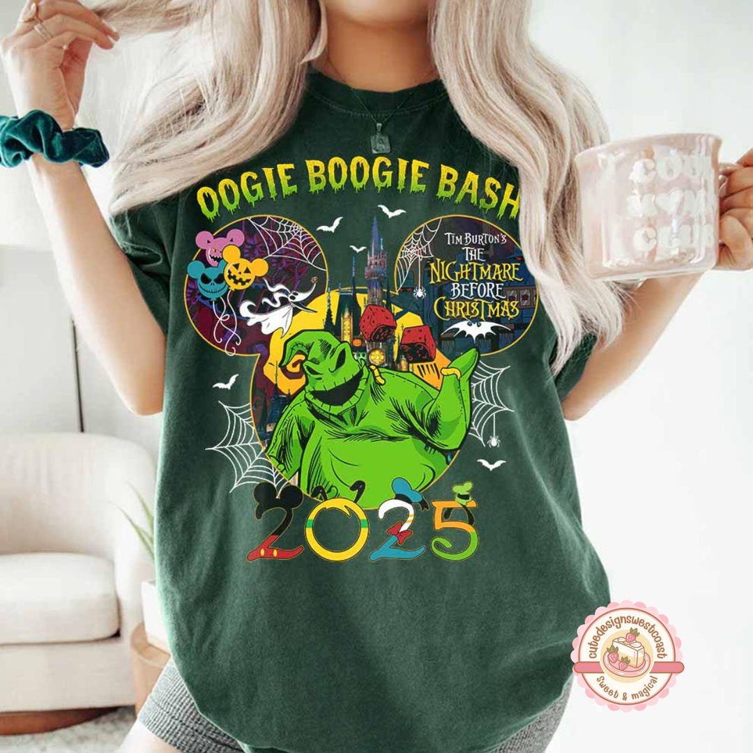 Oogie Boogie Bash 2025 Shirt, the Nightmare Before Christmas Shirt ...