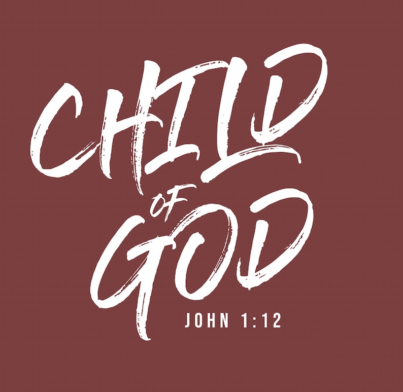 Child of God Logo PNG for T-shirt - Etsy