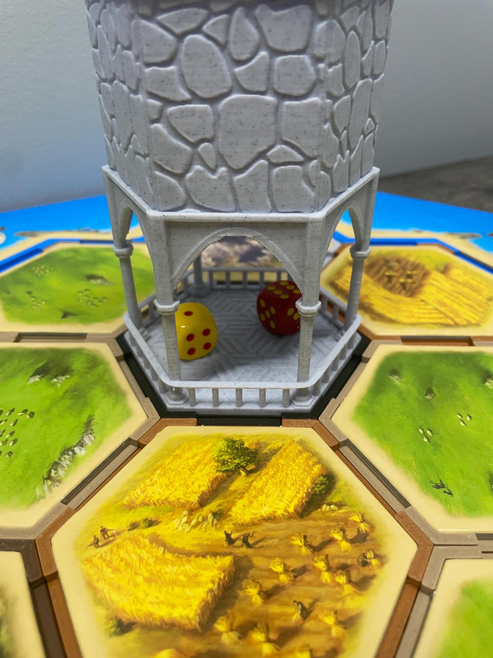 Unofficial Settlers of Catan Custom Dice Tower Hex Piece - Etsy