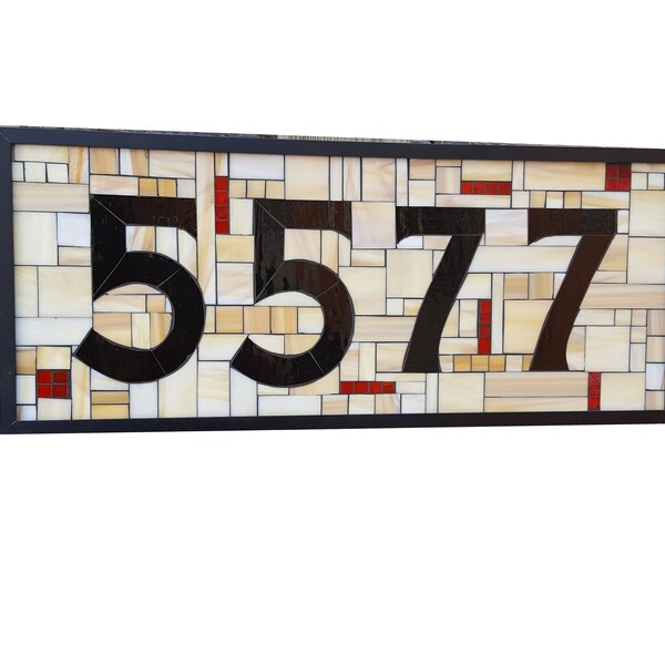 Mosaic House Numbers - Etsy