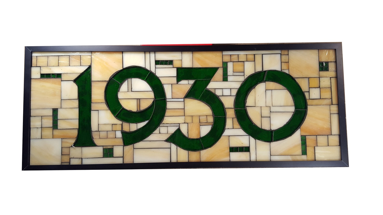 Custom House Numbers Stained Glass Mosaic - Etsy