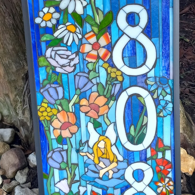 Mosaic Numbers - Etsy