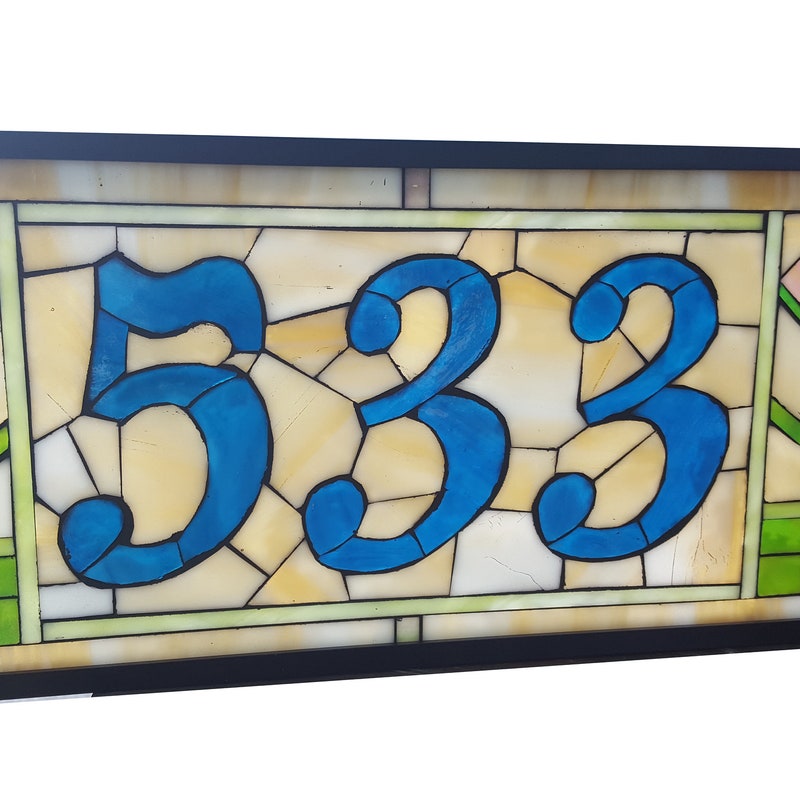 Stained Glass Numbers - Etsy