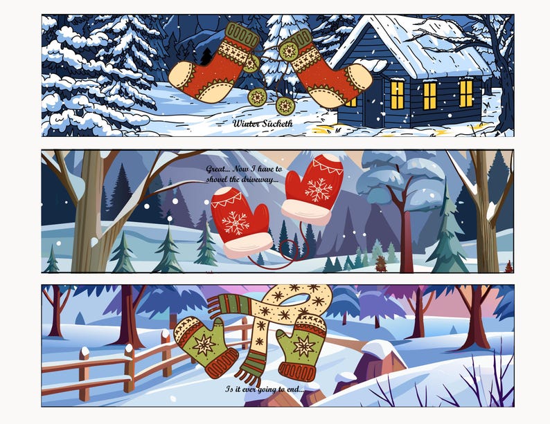 Winter Luminary – Winter Humor Quote Cozy Tea Light Lantern Decor - Etsy