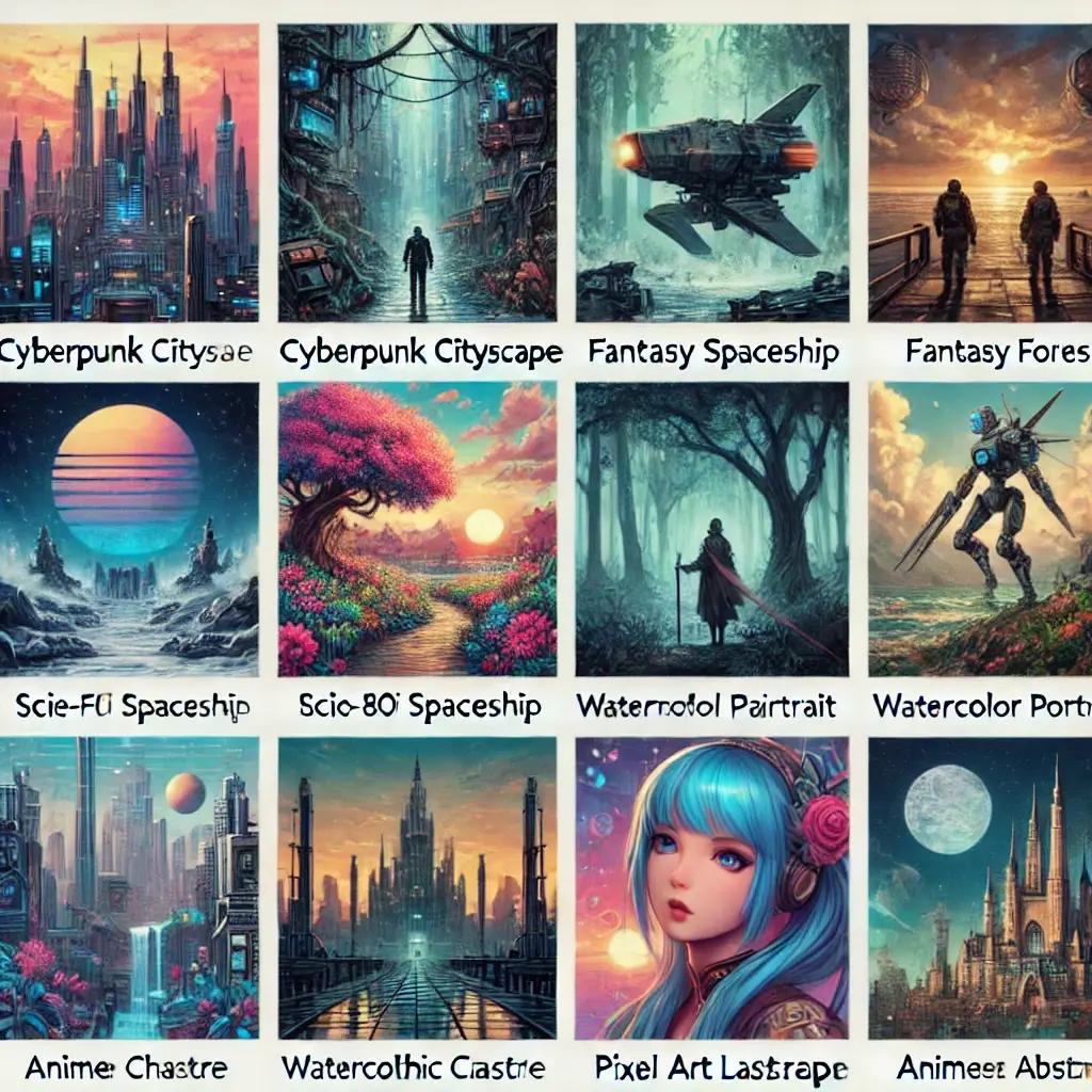 AI Image Presets 10 Count - Etsy