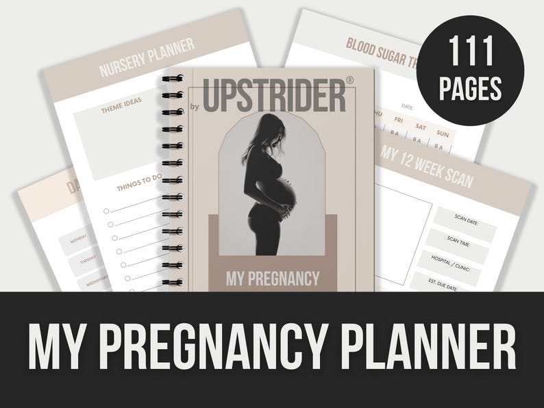 Printable Pregnancy Planner | Pregnancy Journal and Organizer | Baby ...