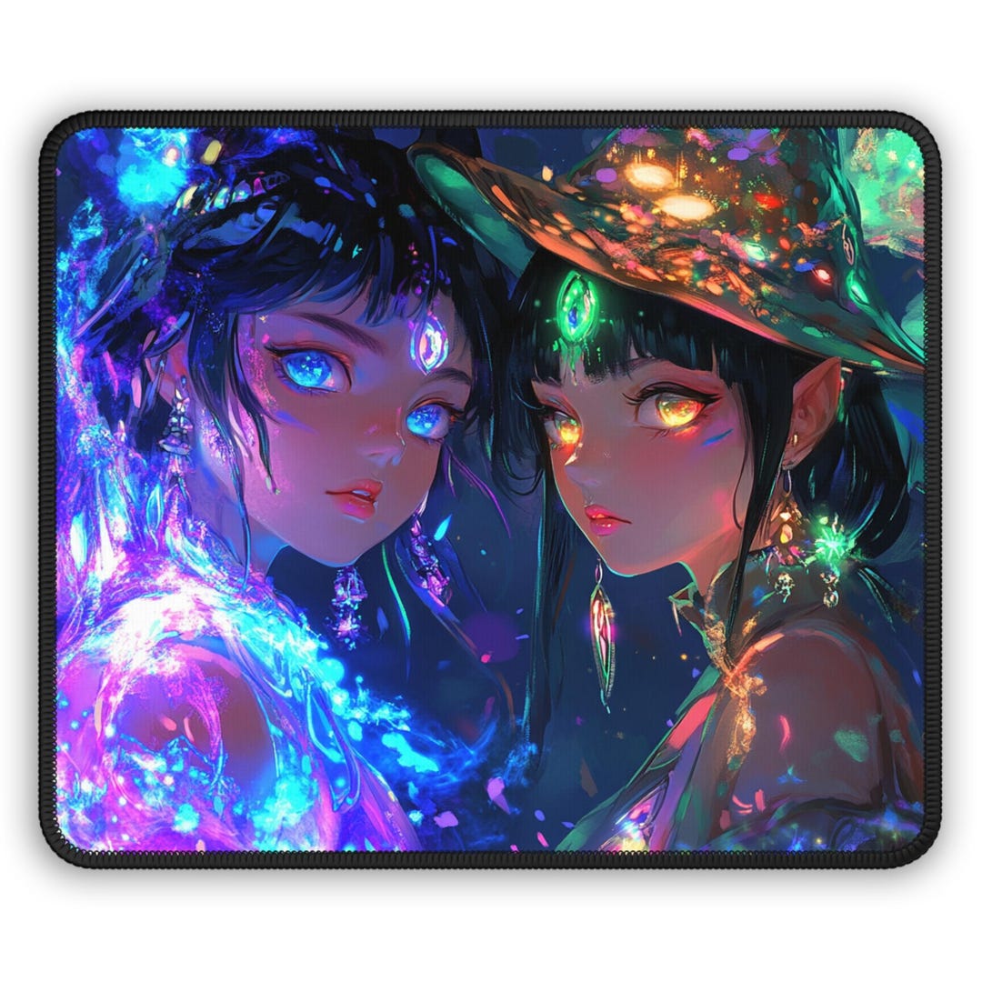 Mystical Gamer Mouse Pad - Fantasy Art Design, Desk Accessories, Gaming ...