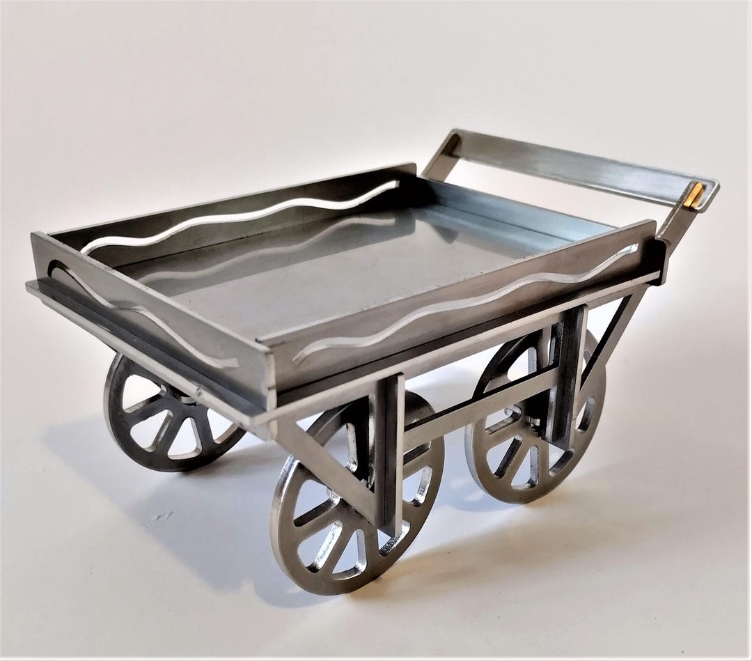 Decorative Traditional Peddler Hand Cart Model Made From Stainless ...