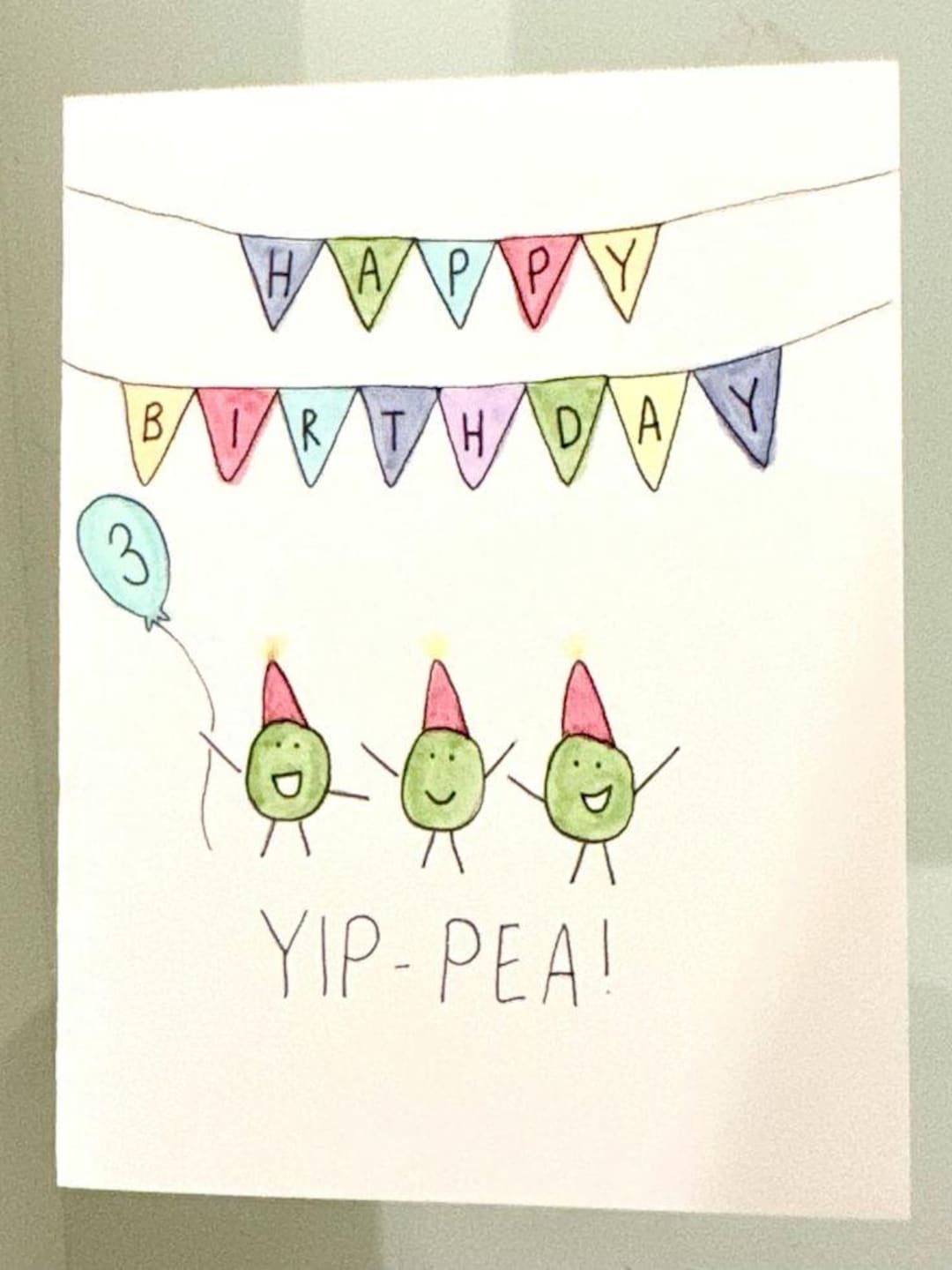 Birthday Card - Yip-pea - Etsy