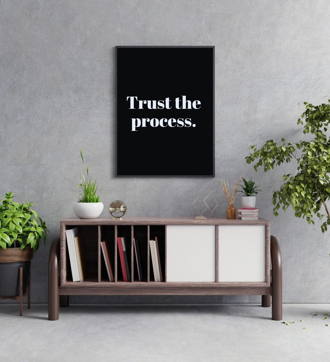 Trust the Process Poster, Motivational Art, Classroom Posters Quotes ...