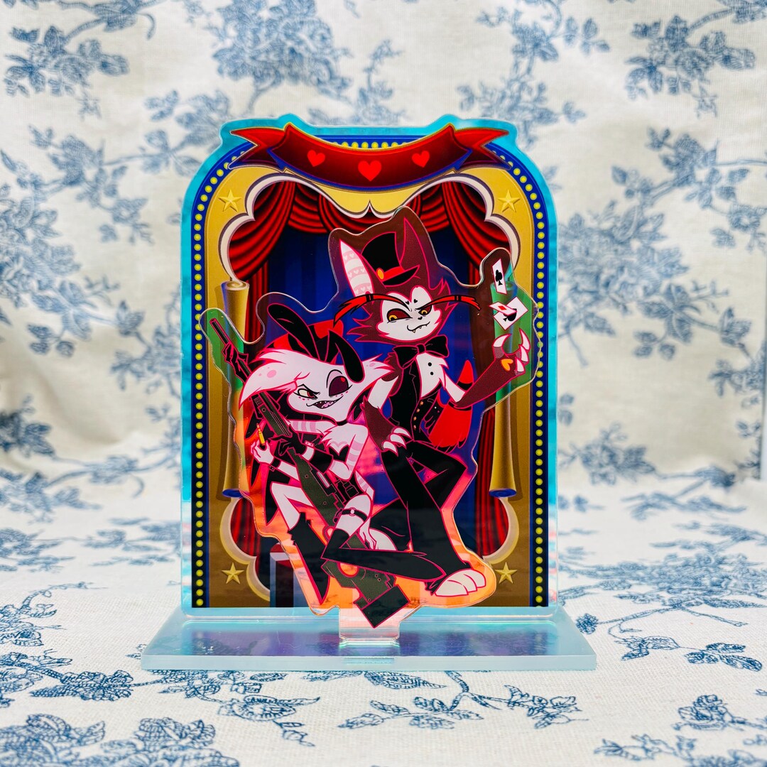 Angel Dust & Husk Acrylic Standee – Hazbin Hotel-inspired Display ...