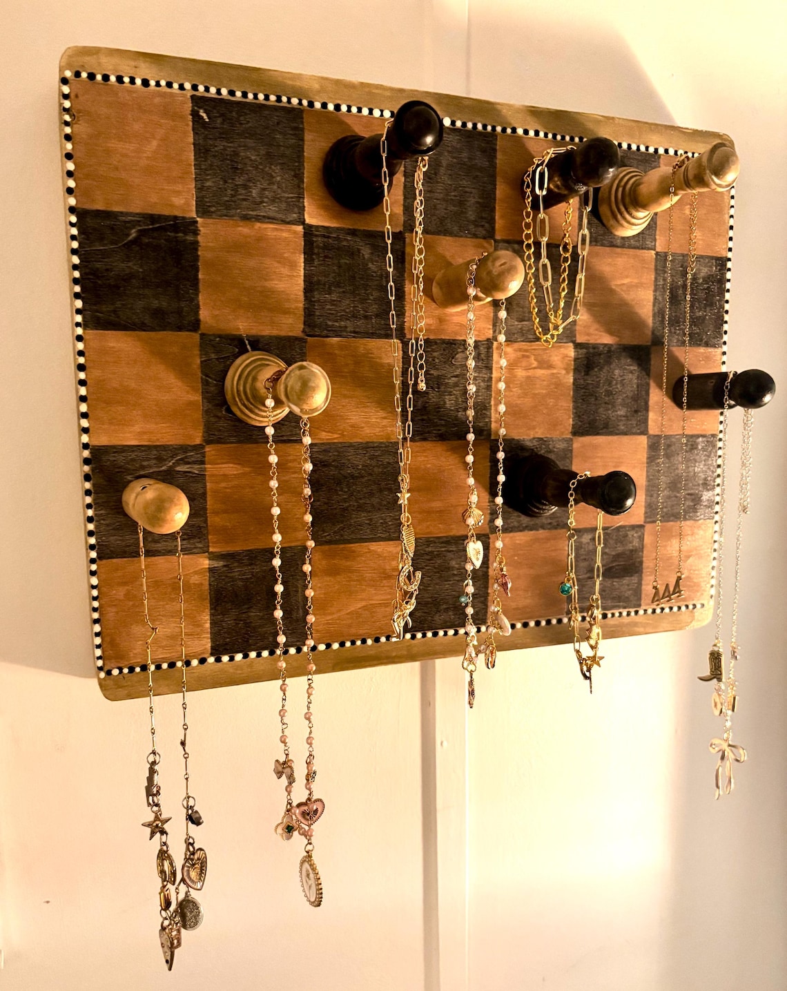 Chess Board Wall Hanger - Etsy