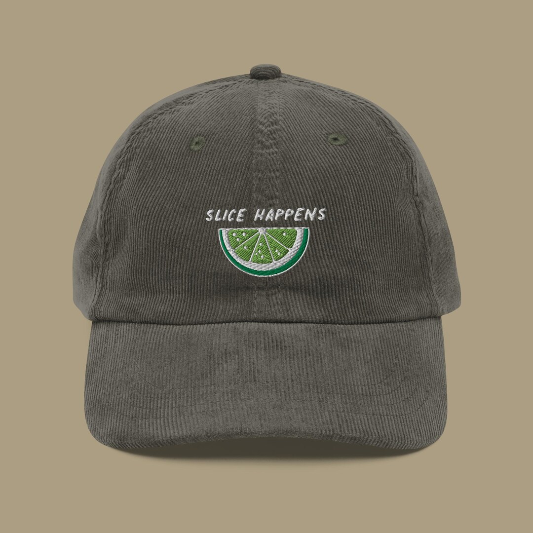 Slice Happens Corduroy Golf Hat Funny Golf Hat for Men Golf Gift for Golfer Casual Golf Cap ...