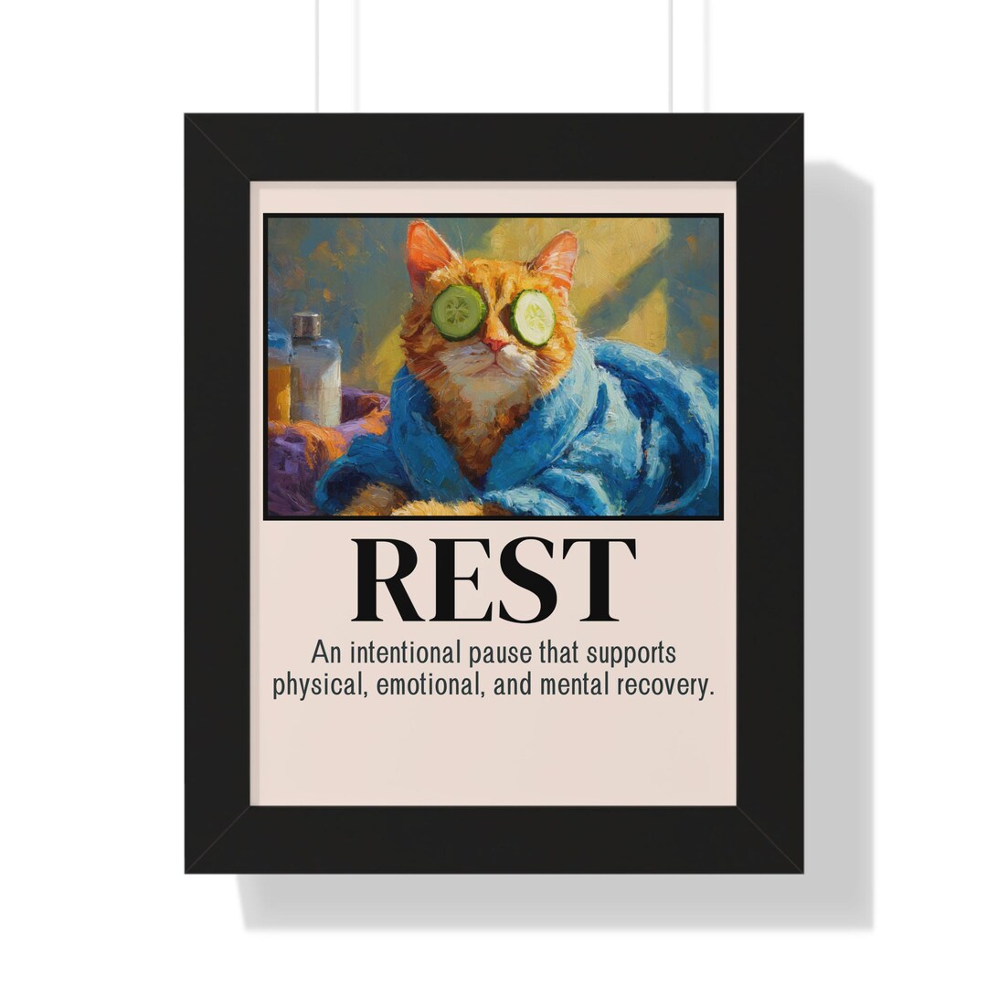 Rest Definition Therapist Office Decor | Social Worker Counseling ...