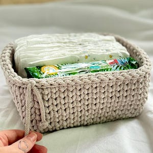 Rustic Nursery Storage Baskets Set - Diapers & Pacifiers - Etsy