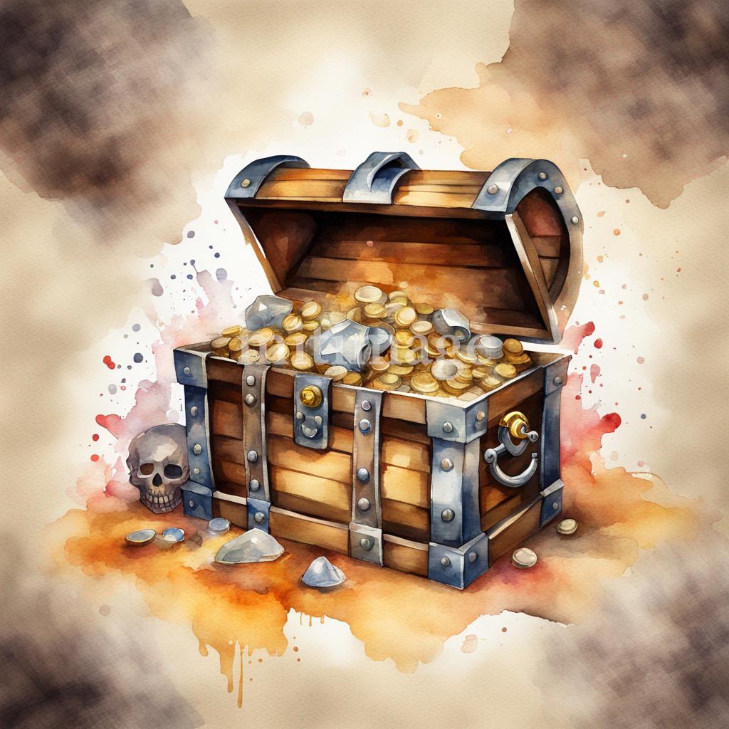 10 Pirates Treasure Chests Clipart 10 Jpgs - High Quality Designs ...