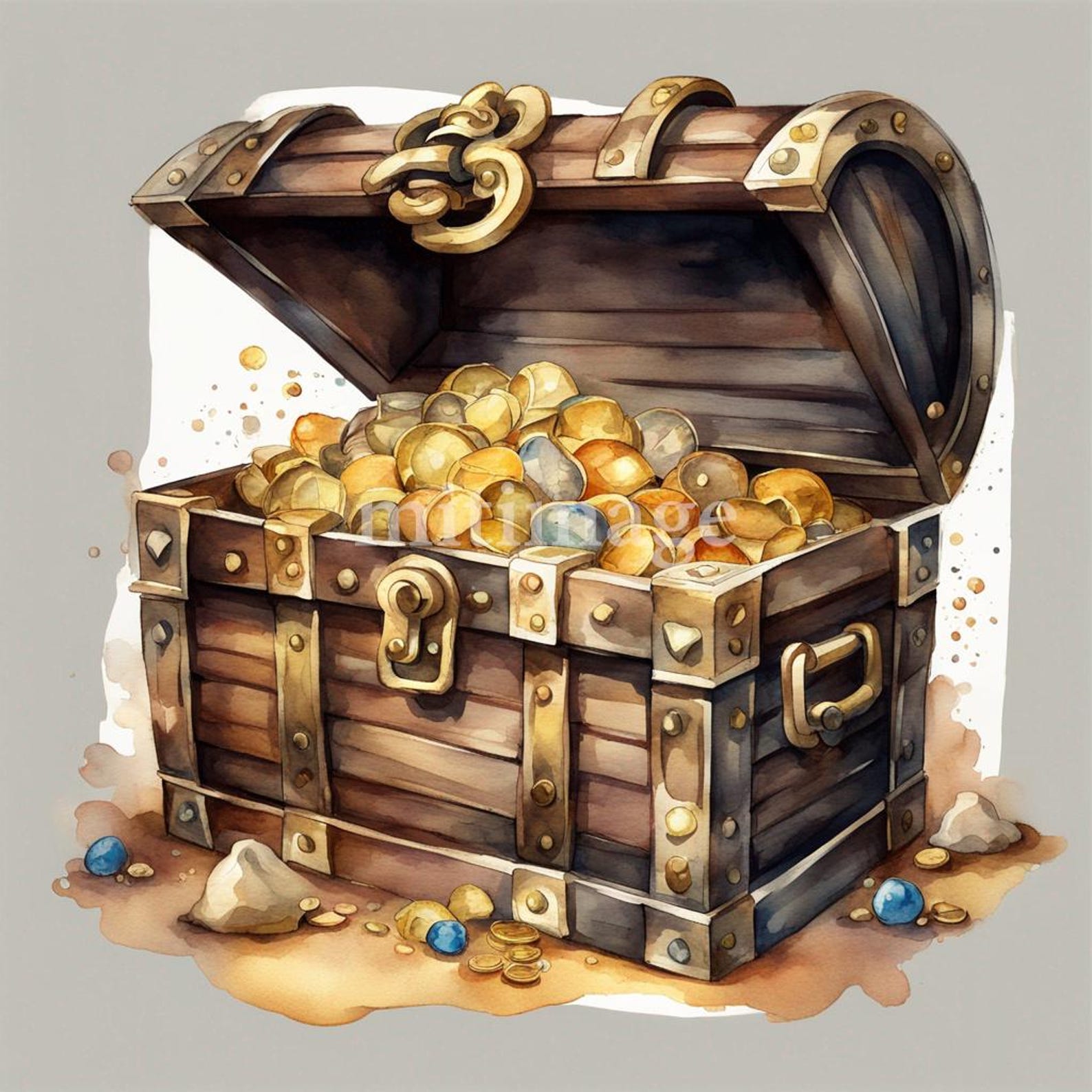 10 Pirates Treasure Chests Clipart 10 Jpgs - High Quality Designs ...