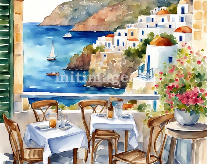20 Greek Cafes Images, Greek Café Clipart, Greek Restaurant, Greek ...