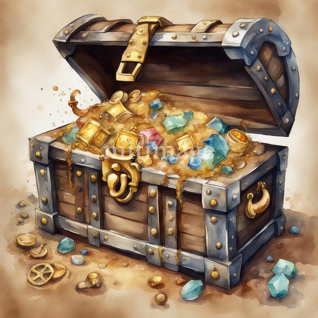 10 Pirates Treasure Chests Clipart 10 Jpgs - High Quality Designs ...