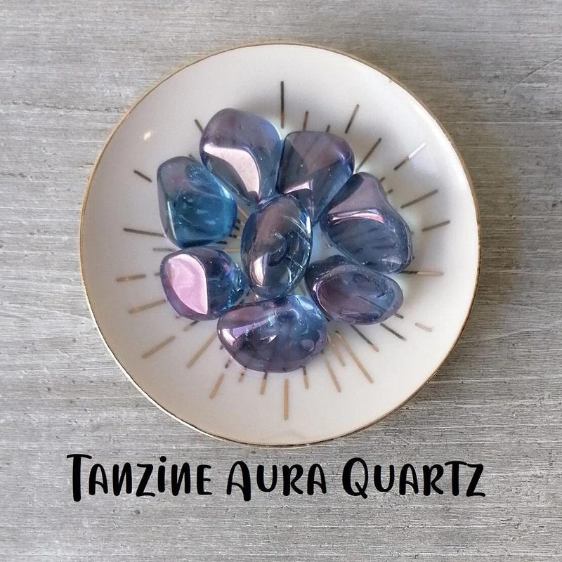 Tanzine Aura Quartz - Etsy