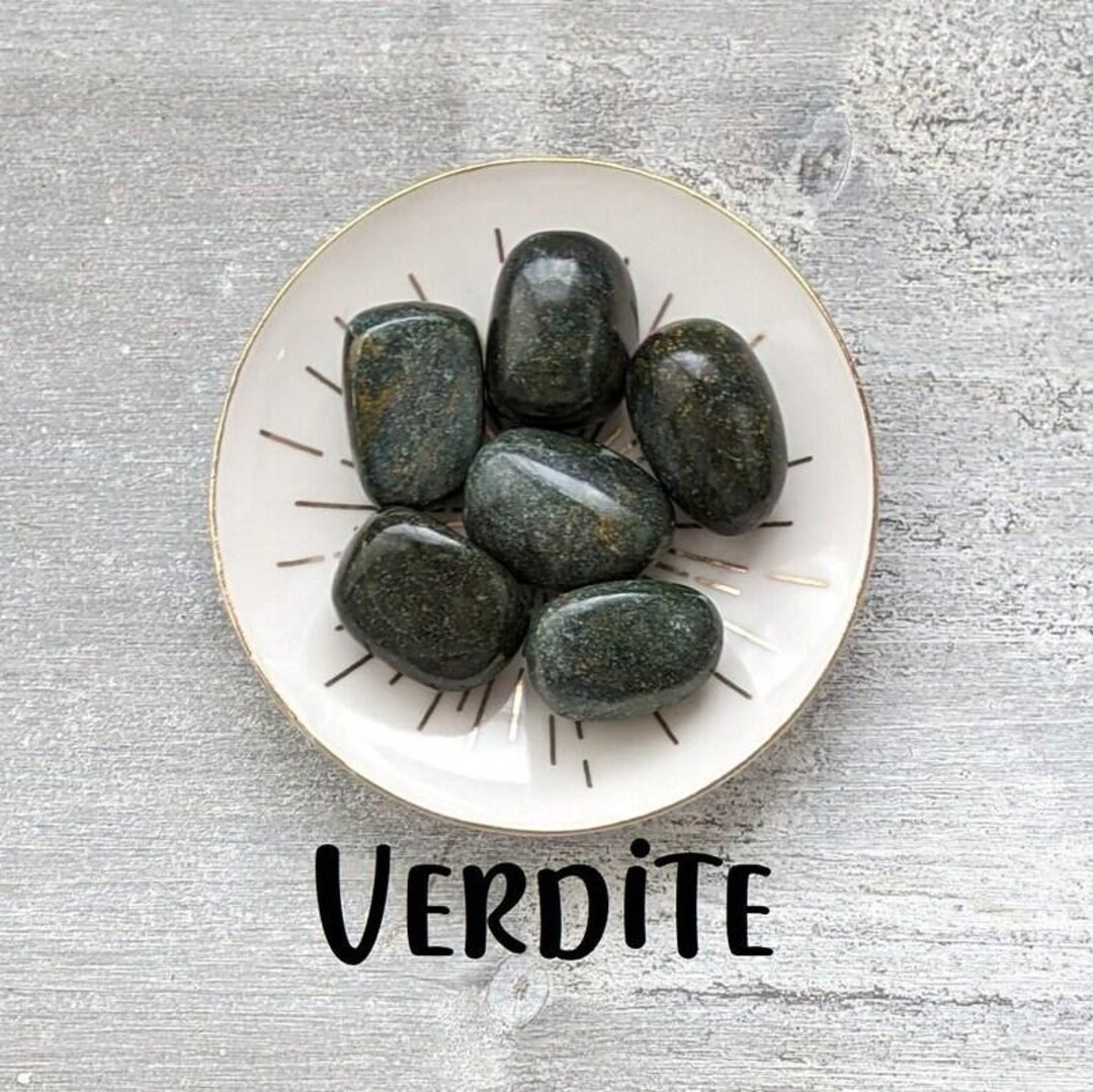 Verdite Tumbled Stone | Tumbled Stone | Tumblestone | Tumbled Gemstone ...