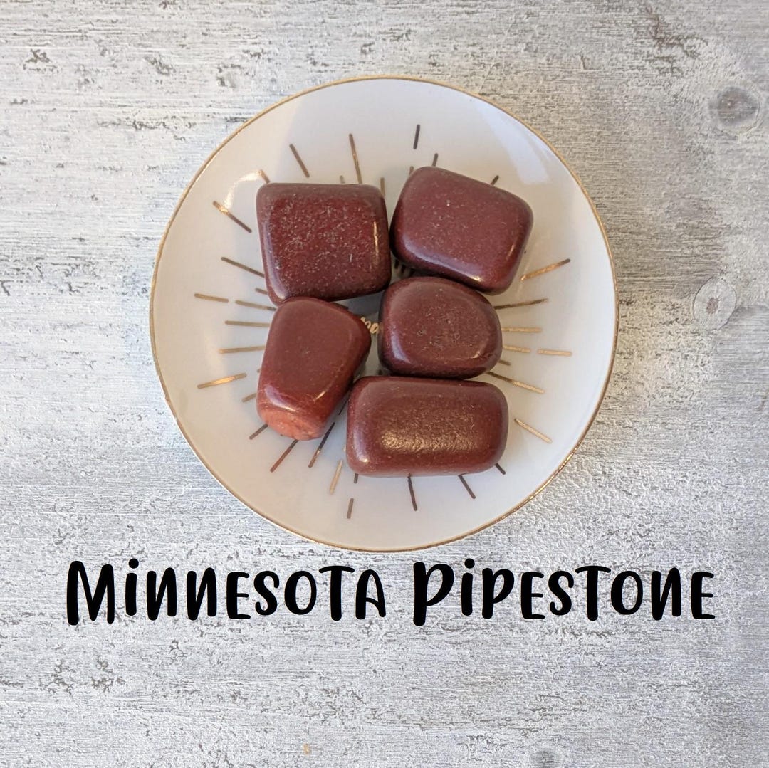 Minnesota Pipestone Tumbled Stone | Catlinite Tumbled Stone ...