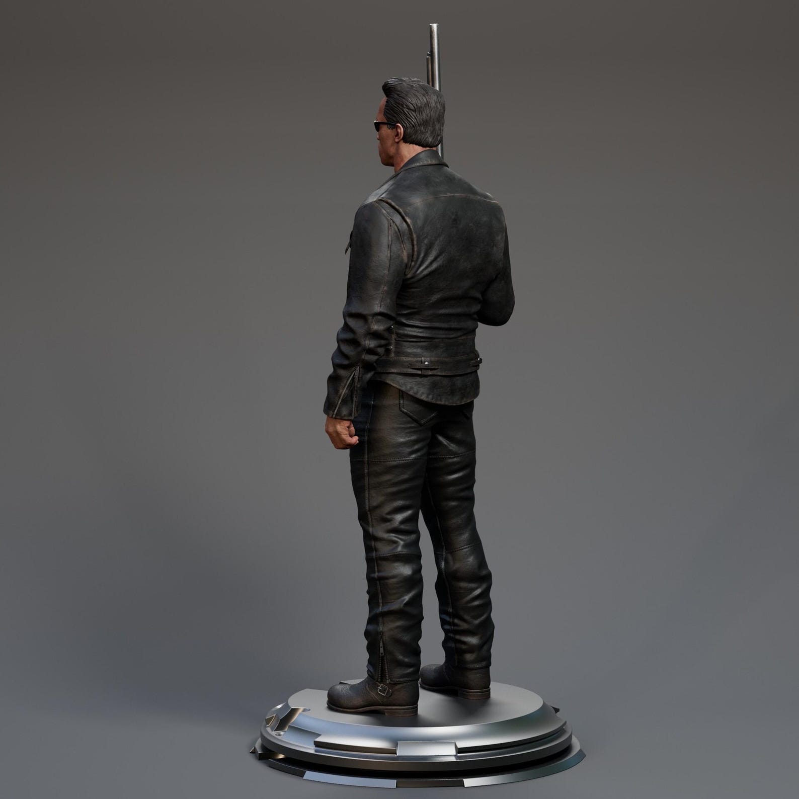 Terminator, T-800, 1/9 24 CM Resin Model Kit Painted 3d Printed GK ...