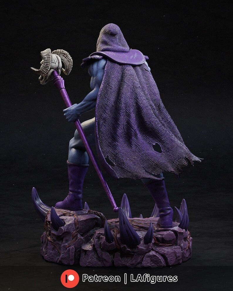 Skelator, 216mm 12K Resin Model Kit Painted 3d Printed DIY Figure - Etsy