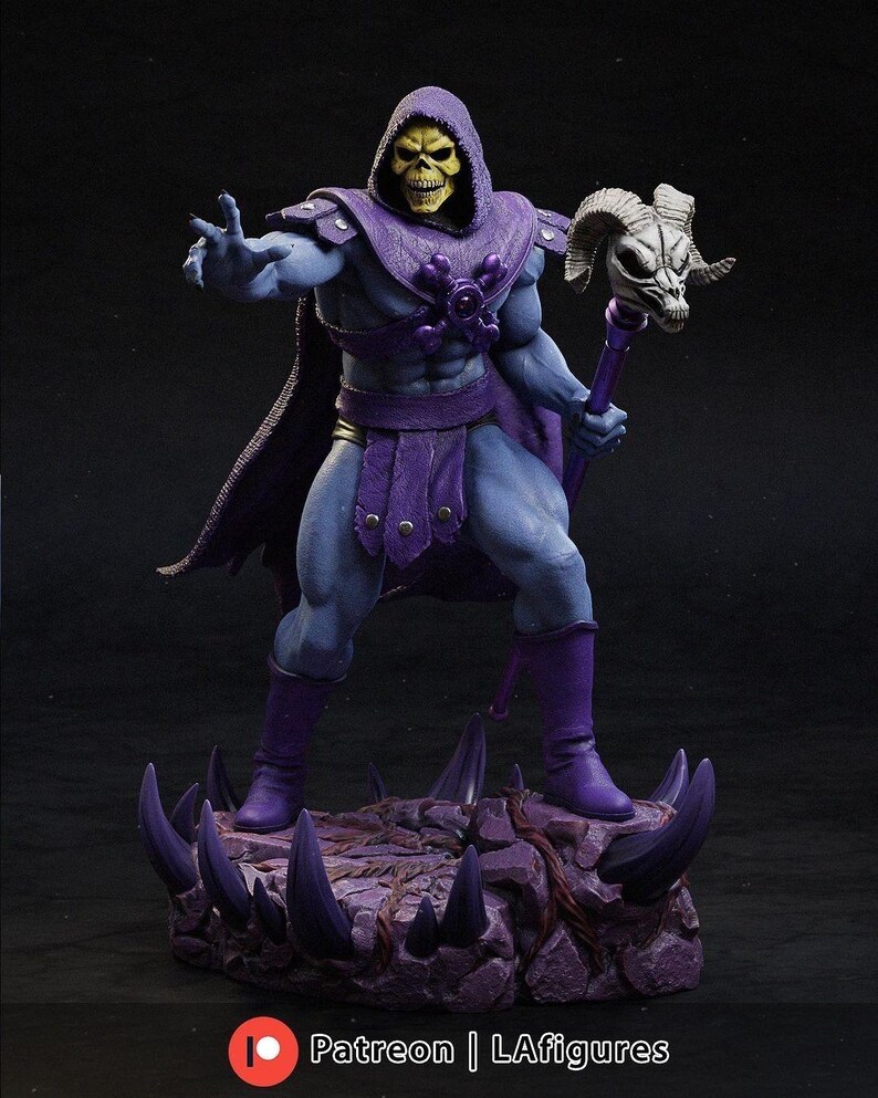 Skelator, 216mm 12K Resin Model Kit Painted 3d Printed DIY Figure - Etsy