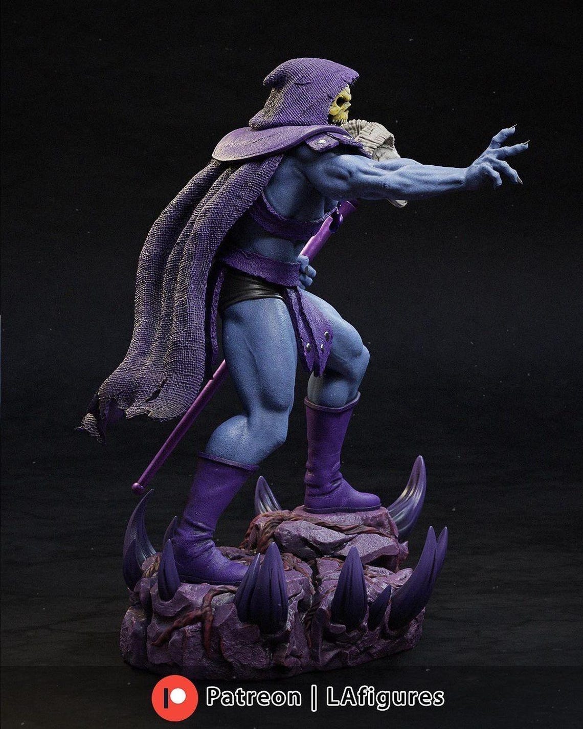 Skelator, 216mm 12K Resin Model Kit Painted 3d Printed DIY Figure - Etsy