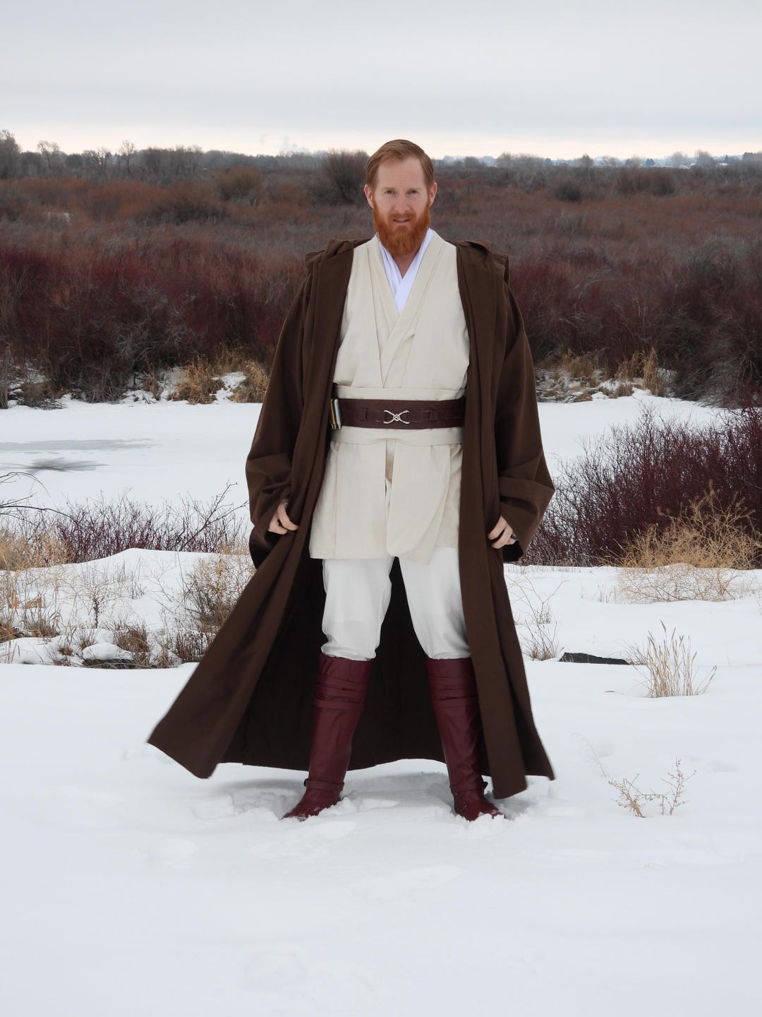 Jedi Robe custom Tailored Obi Wan Kenobi Cosplay Robe Obi Wan Jedi ...