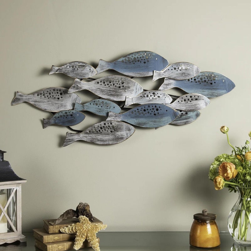 Metal Fish Wall Art - Etsy