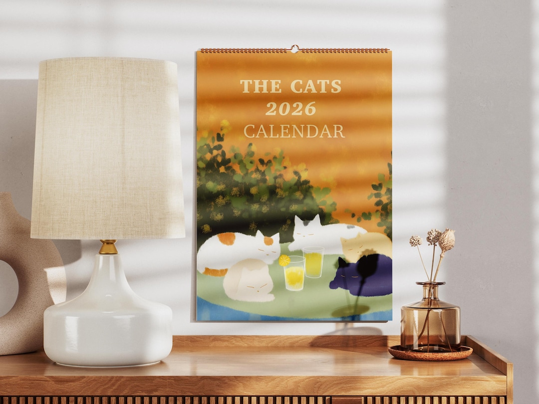 The Cats 2026 Wall Calendar – Cute Cat Calendar for Cat Lovers ...