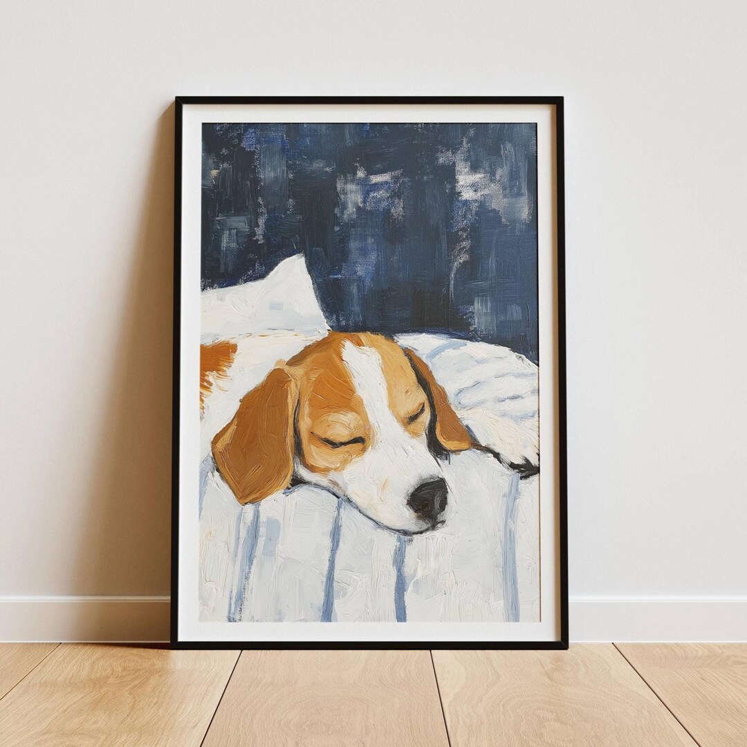 Beagle Art Print | Beagle Poster, Beagle Print, Beagle Wall Art, Beagle ...