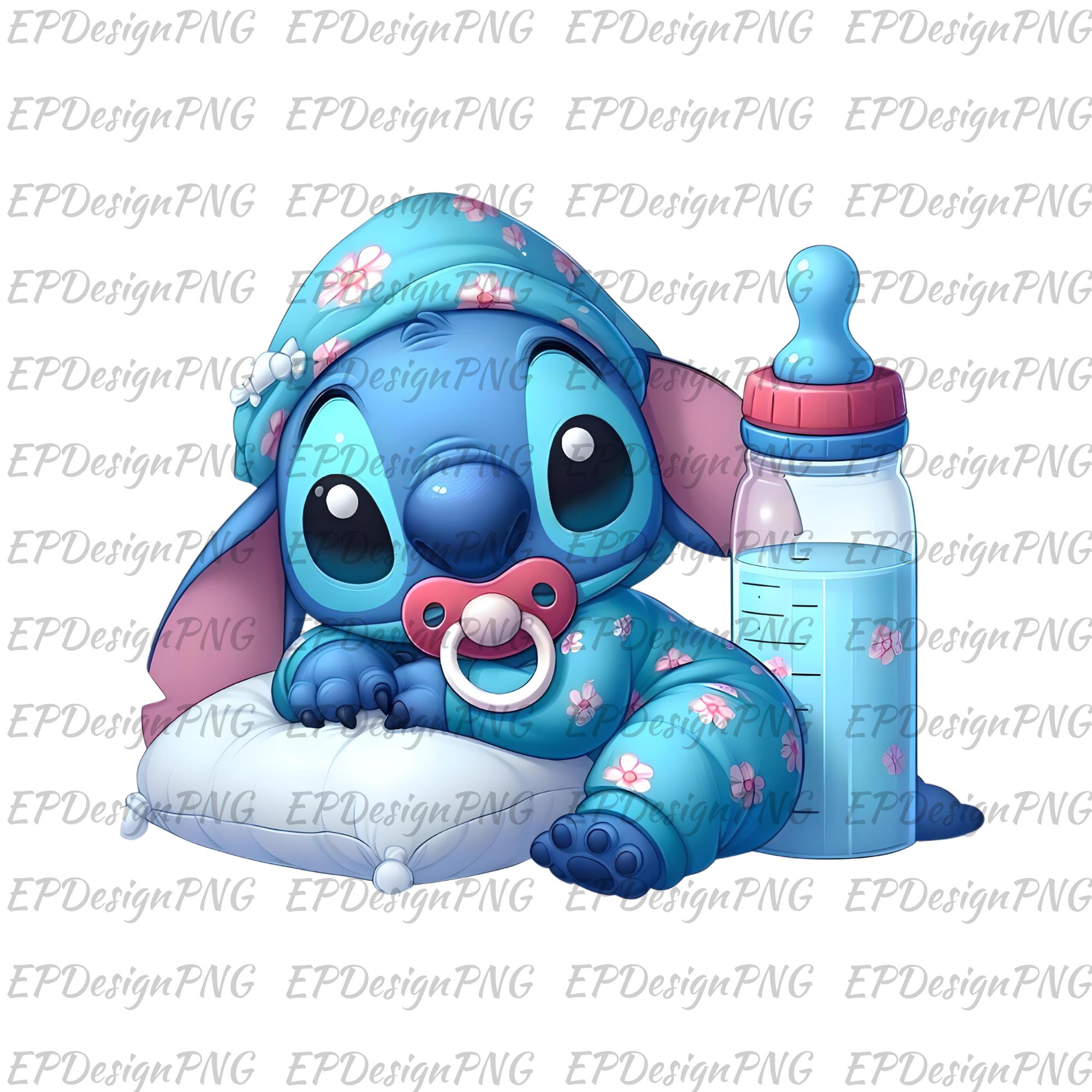 Retro Stitch Png, Stitch Est 2002 Png, Stitch Baby Png, Magical Snacks ...