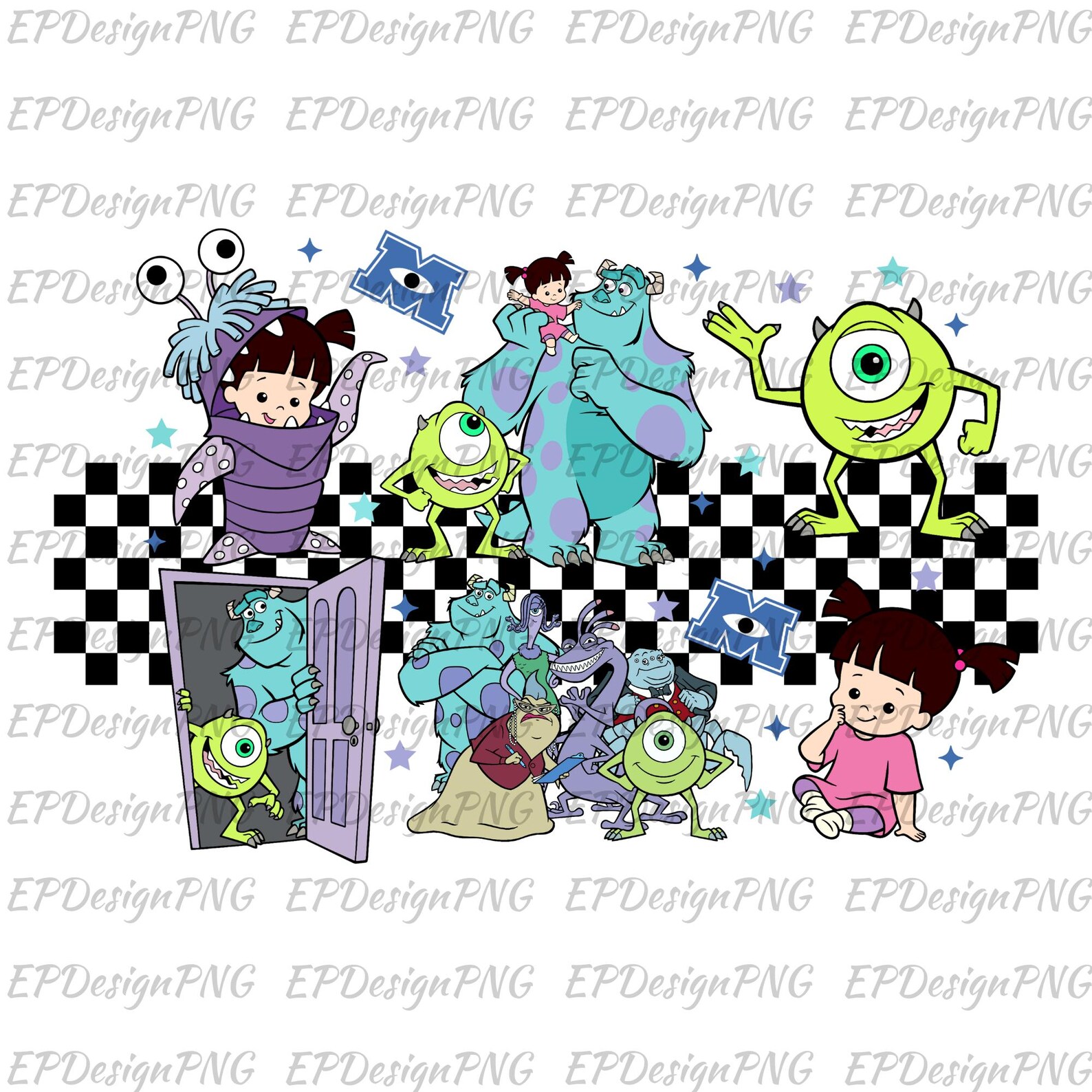 Retro Monsters Png, Retro Monsters University Png, Monsters University ...