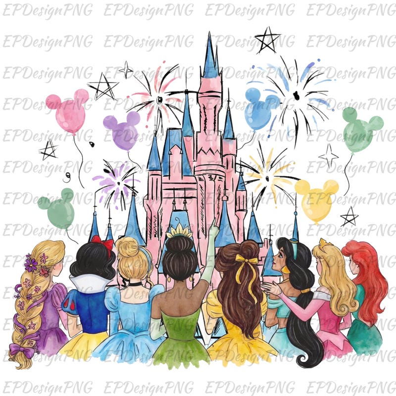 Wdw Watercolour - Etsy UK
