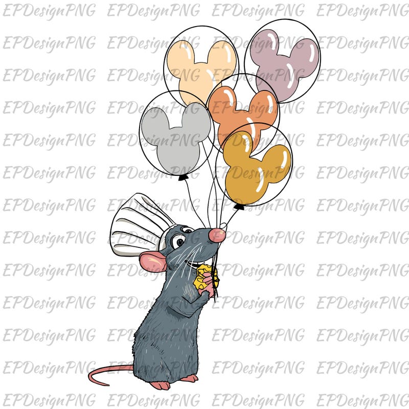 Remy Ratatouille Png - Etsy