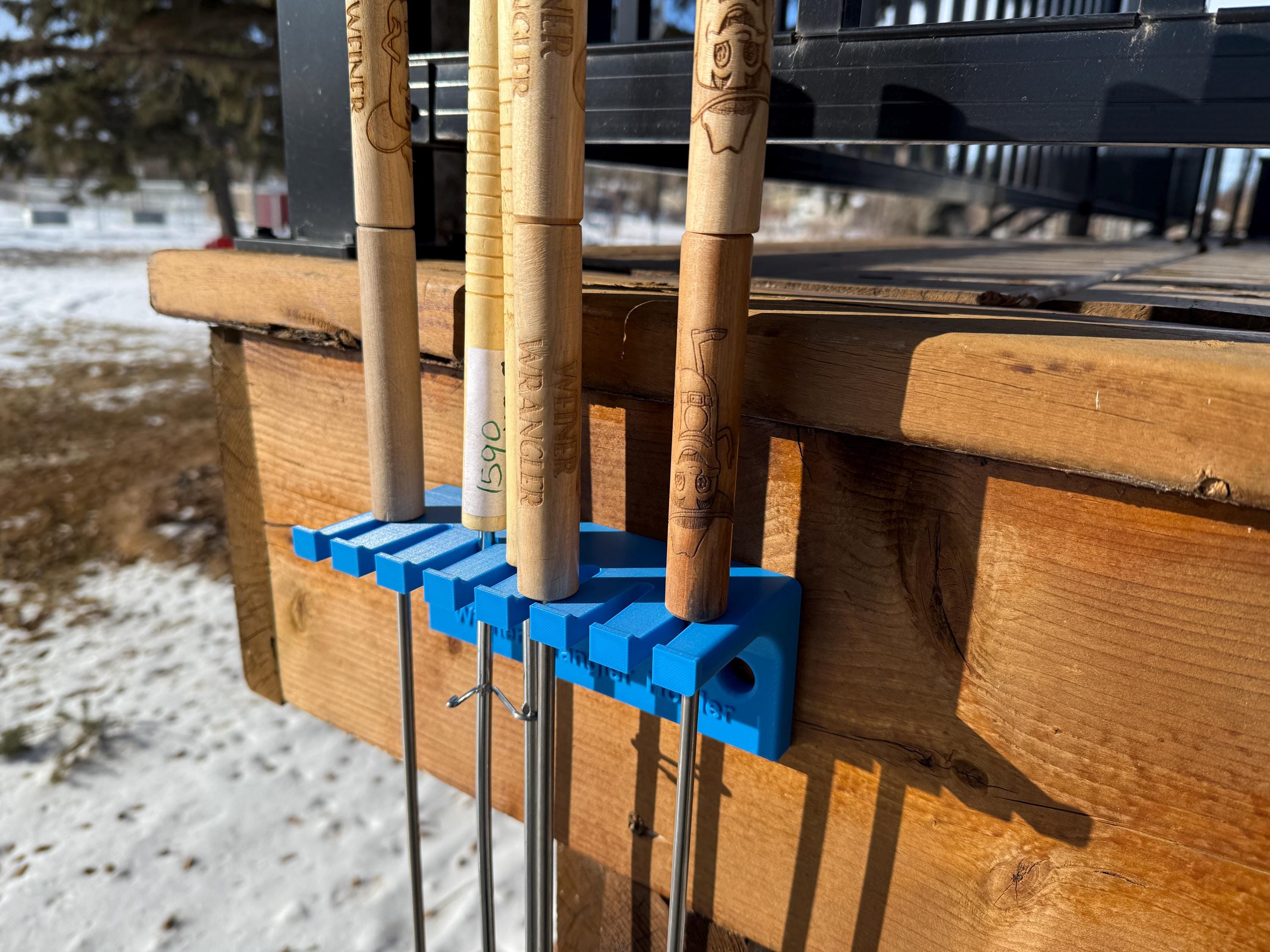 Wiener Wrangler Hot Dog Stick Holder - Etsy