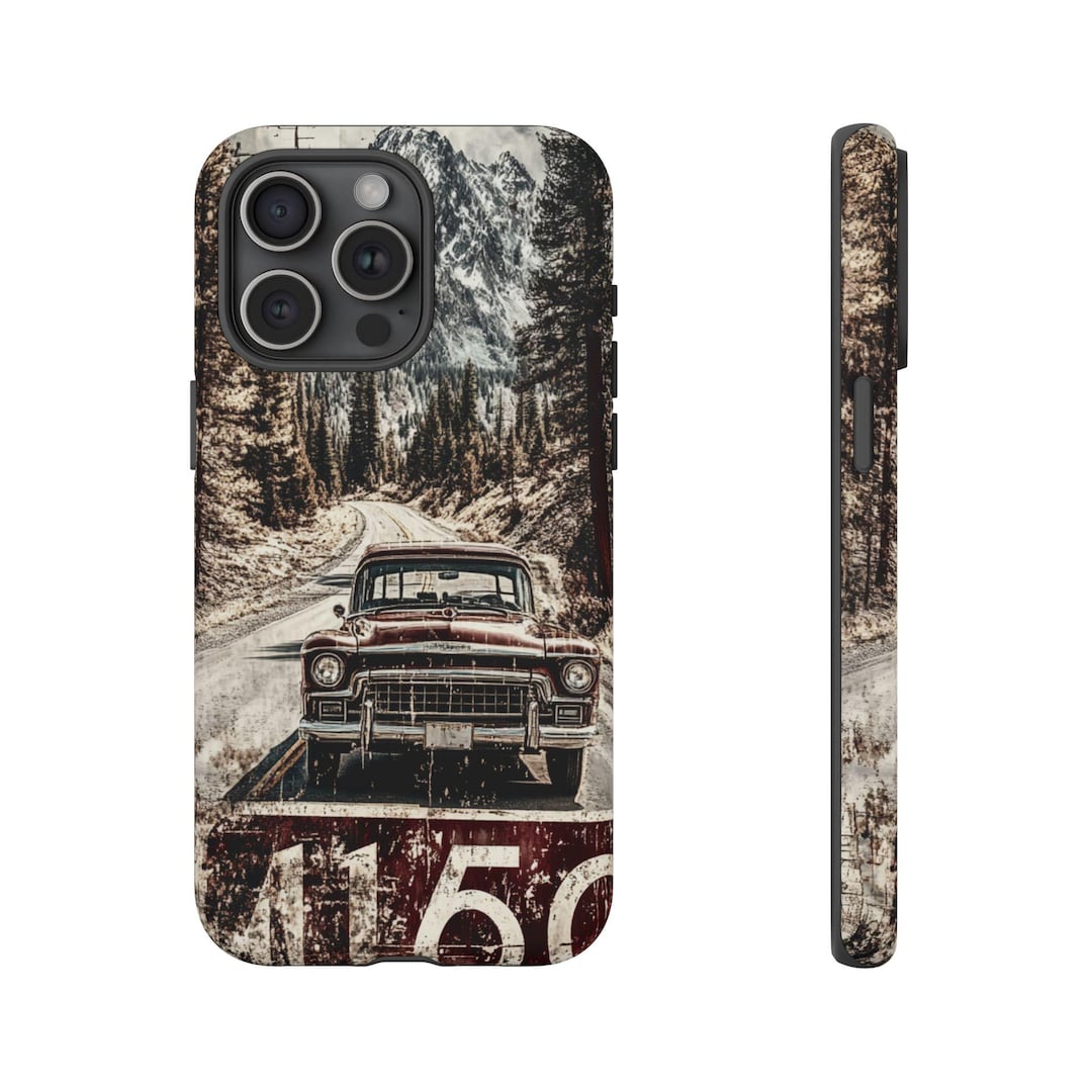 Vintage Highway 60 Traffic Sign Phone Case, Retro Road Trip Tough Cover ...