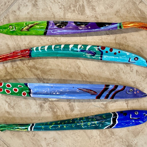 Hand Painted Fish - Etsy