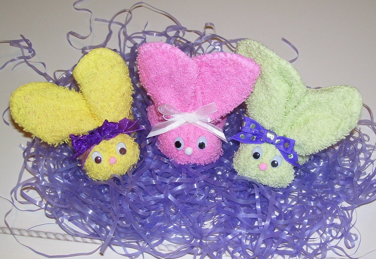 Boo Boo Bunnies in Pastel Colors Easter Baby Shower Favor - Etsy